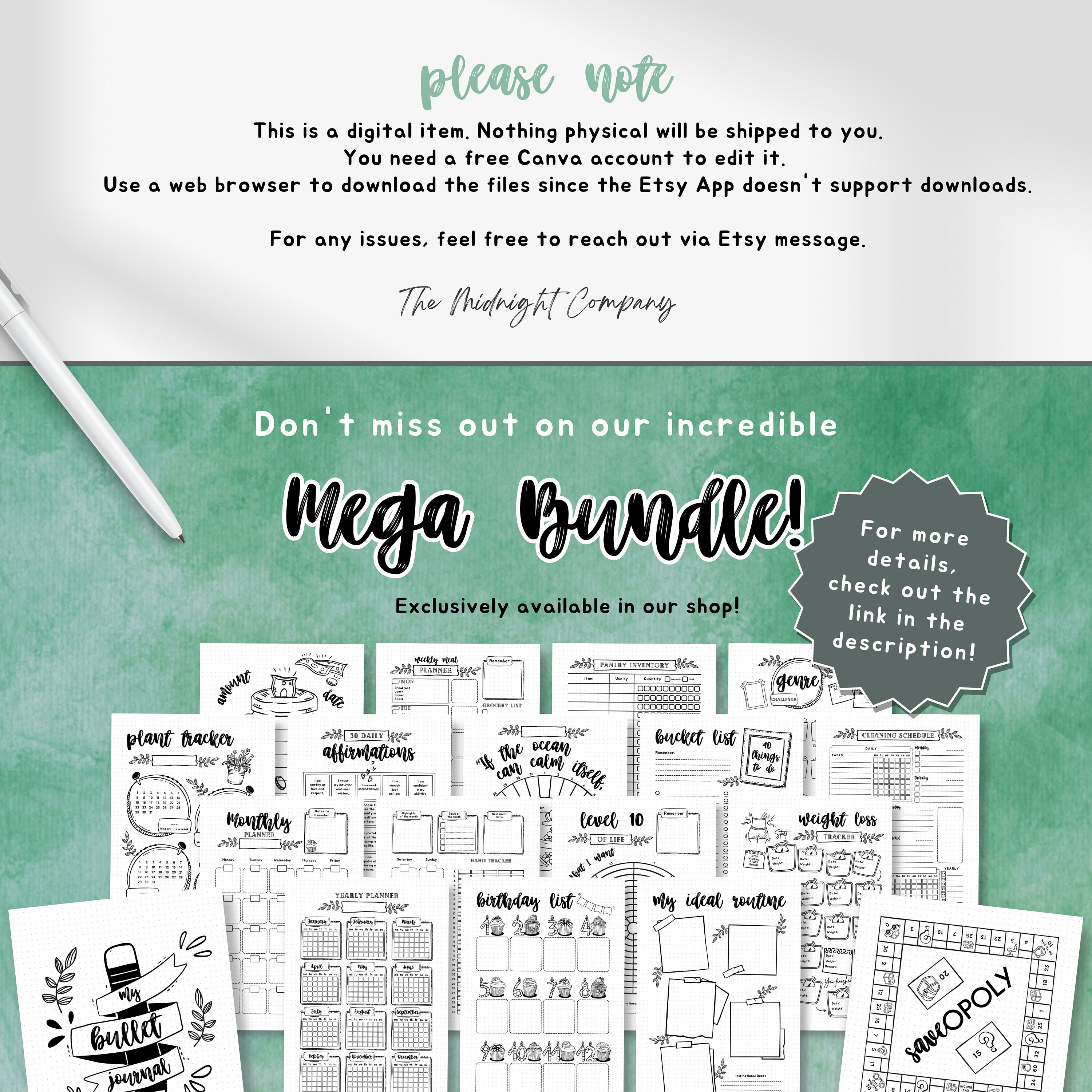 Printable When Did I Last Tracker, Task Reminder, Recurring Task ...