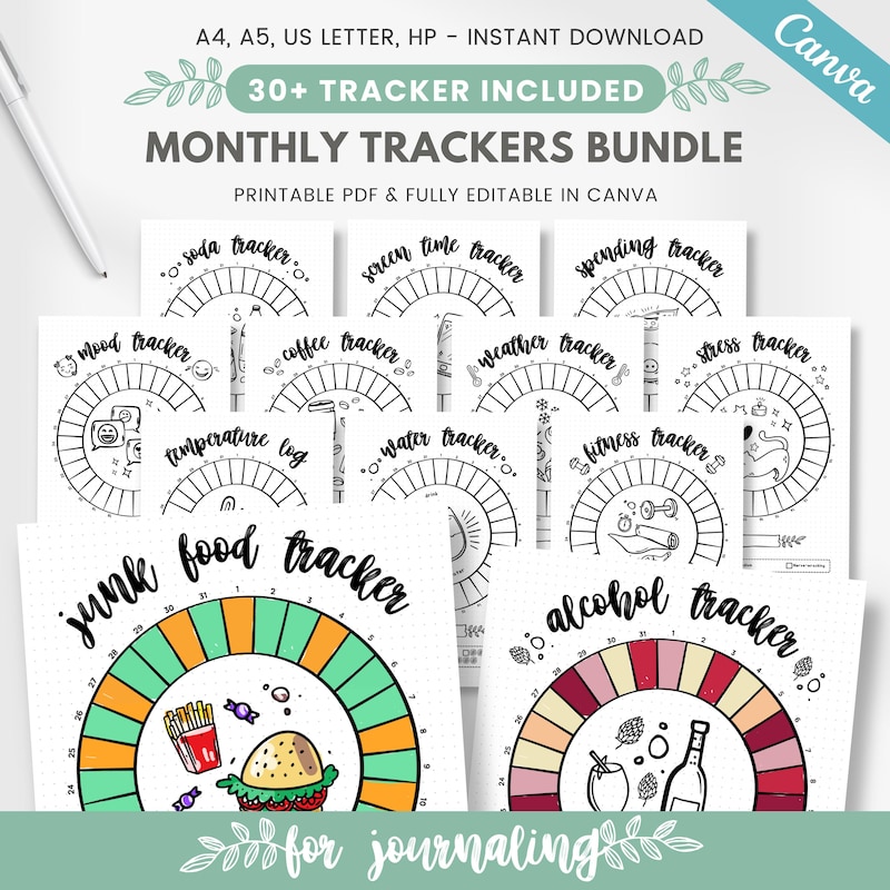 Circle Tracker - Etsy