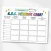 Printable ABC Behavior Chart for Kids, Toddler Behavior Chain Analysis ...