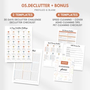 Editable ADHD Cleaning Checklist, Daily Weekly Cleaning Schedule, Home ...