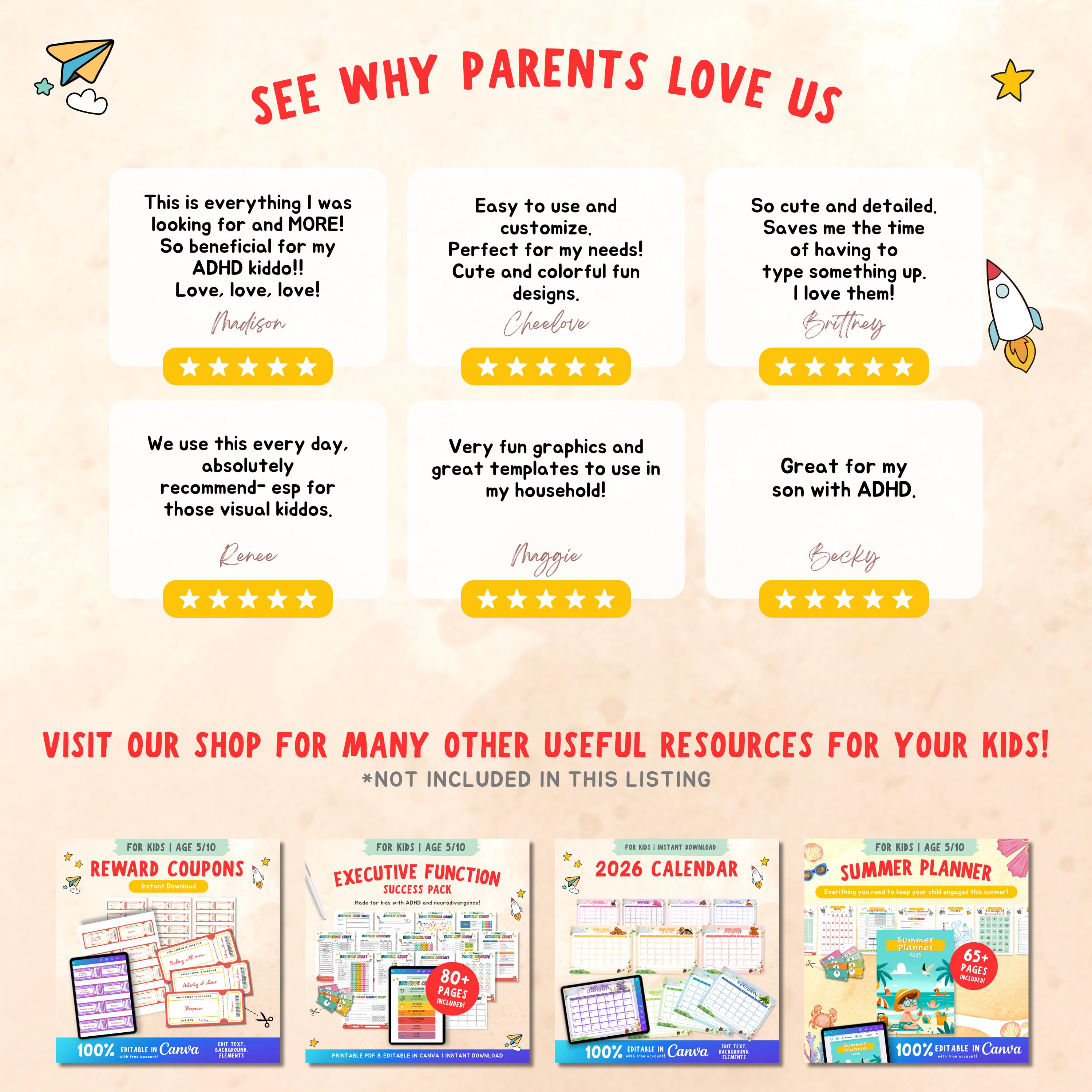 Editable Screen Time Chart With Reward Bucks, Printable Kids Screen ...