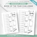 Editable Reading Tracker, Printable Bookshelf Bundle, 50 & 100 Books ...