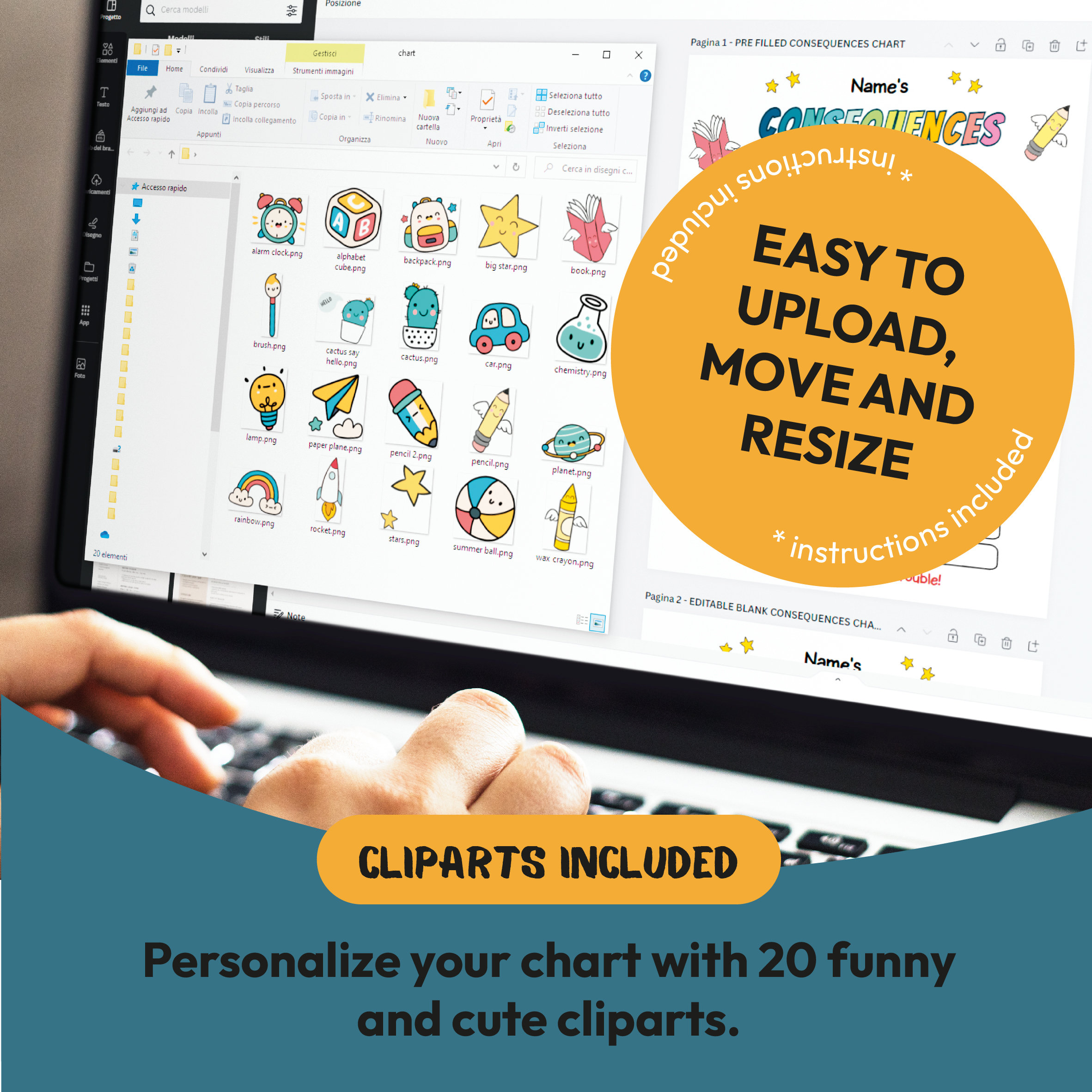 Editable Behavior Chart for Kids Behavior Management Tracker - Etsy