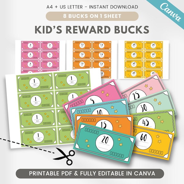 Screen Time Money Canva - Etsy