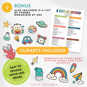 Editable Kids Behavior Chart Bundle, Toddler Behavior Tracker, Visual ...