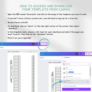Printable Pen Test Page, Pen Tracker, Premade Journal Page, Marker Log ...