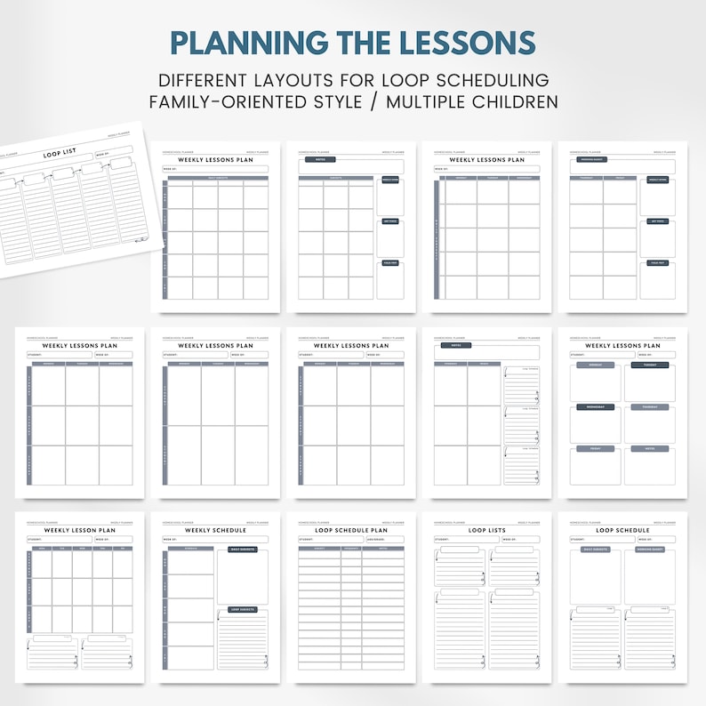 Homeschool Planner 2025 - 2026, FULLY EDITABLE & PRINTABLE Teacher ...