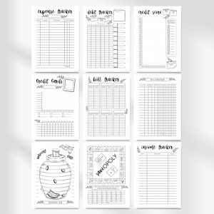 Printable Finance Trackers Bundle, Budget Planner Binder, Finance ...