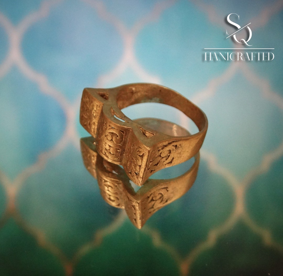 Very Ancient Bronze Islamic Ring Arabic Style Rare Artisanal - Etsy