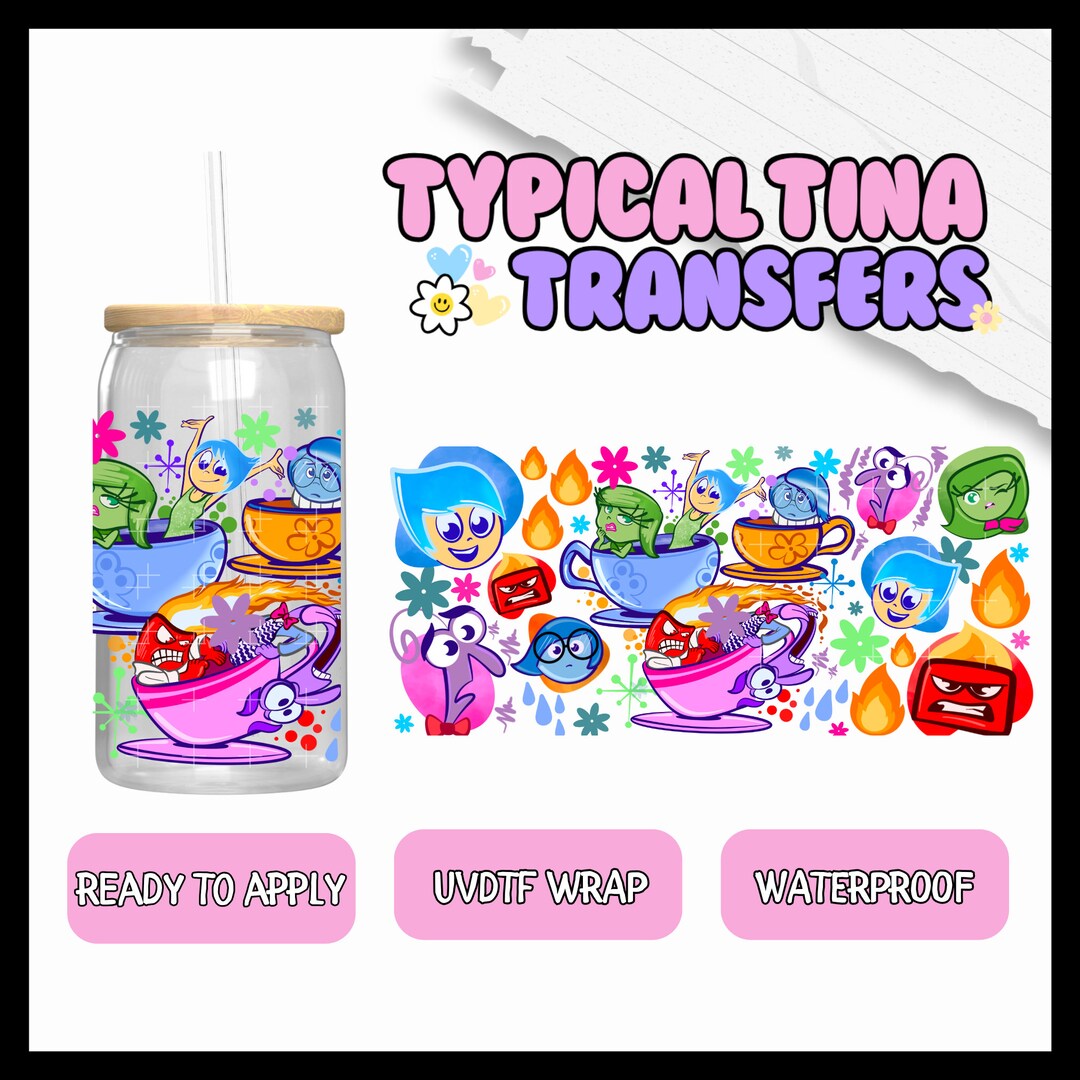 UV# 1438 | UVDTF Cup Wrap | Ready to Apply | High Quality | Printed in ...