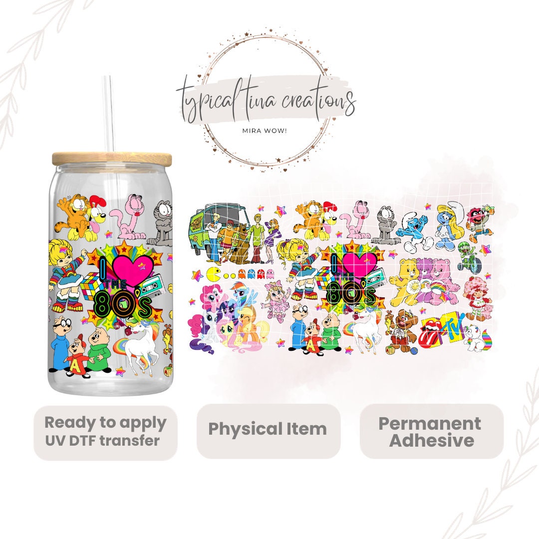 UVDTF Cup Wrap | Ready to Apply | High Quality | Printed in House ...