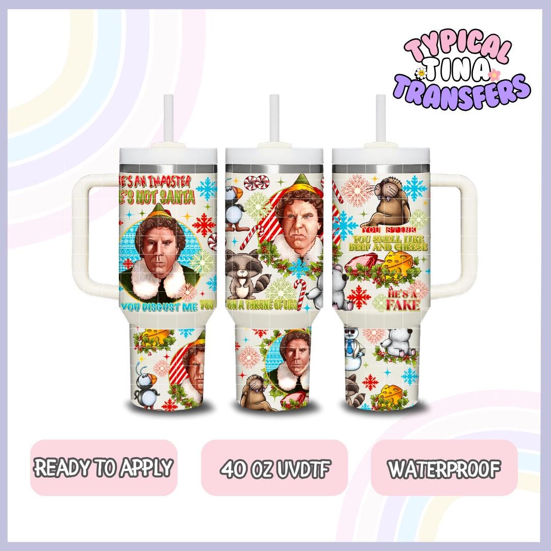 UV A131 UVDTF Tumbler Wrap Ready to Apply High Quality Printed in House ...