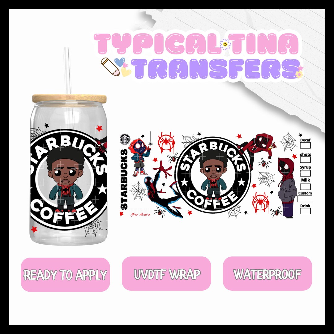 UV 944 UVDTF Cup Wrap Ready to Apply High Quality Printed in House Easy ...
