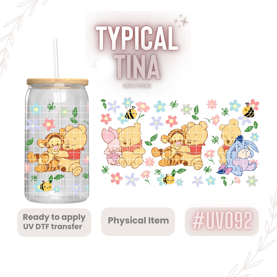 UV# 092 | UVDTF Cup Wrap | Ready to Apply | High Quality | Printed in ...