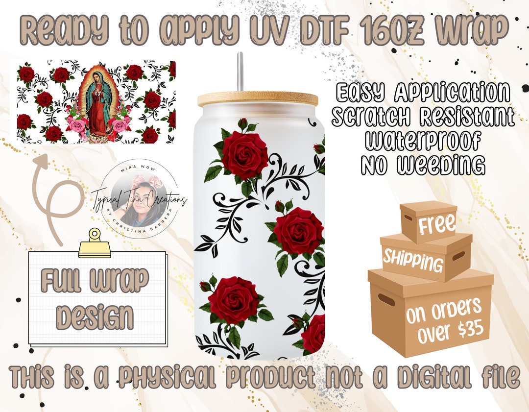 UVDTF Cup Wrap | Ready to Apply | High Quality | Printed in House ...