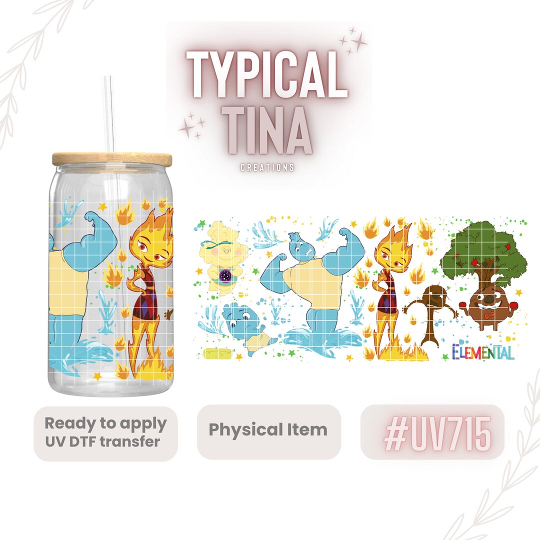 UV #715 | UVDTF Cup Wrap | Ready to Apply | High Quality | Printed in ...