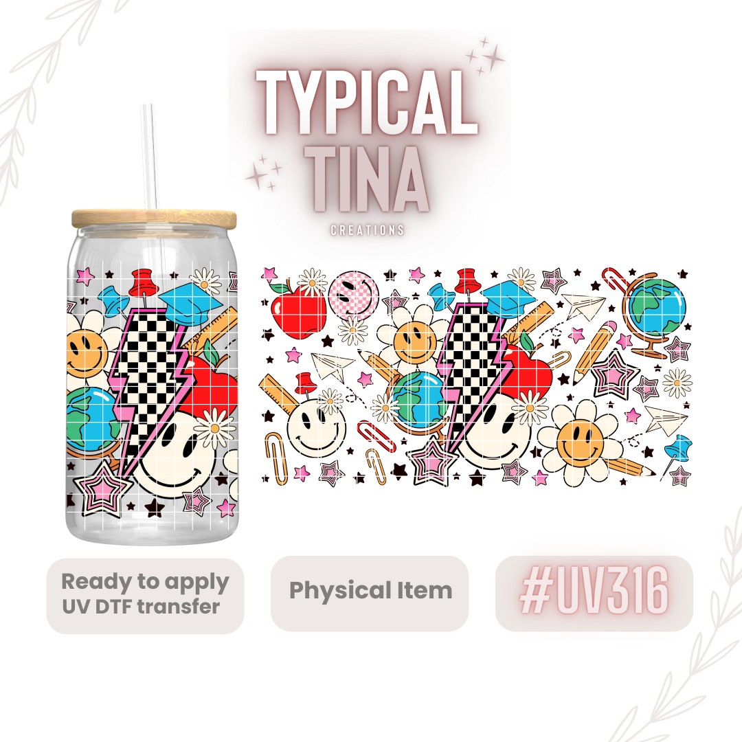 UV #316 | UVDTF Cup Wrap | Ready to Apply | High Quality | Printed in ...