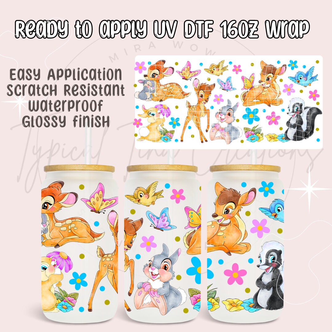 UVDTF Cup Wrap | Ready to Apply | High Quality | Printed in House ...