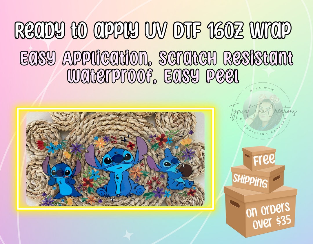 UVDTF Cup Wrap Ready to Apply High Quality Printed in House Easy ...