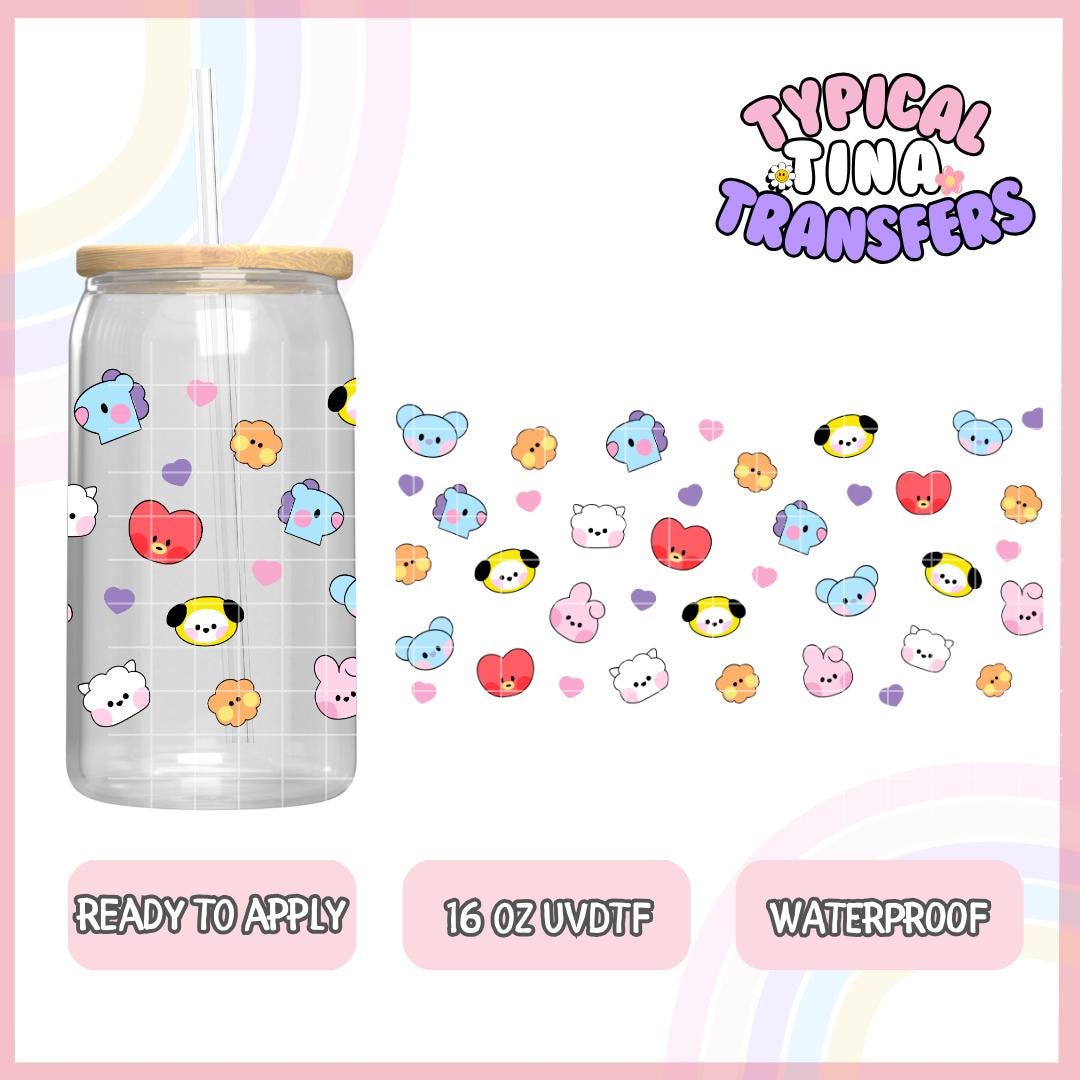UV #7690 | UVDTF Cup Wrap | Ready to Apply | High Quality | Printed in ...