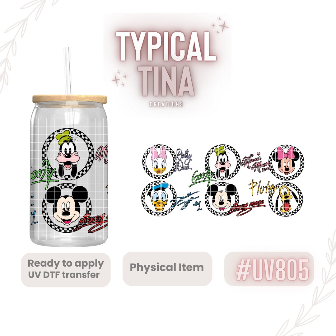 UV #805 | UVDTF Cup Wrap | Ready to Apply | High Quality | Printed in ...