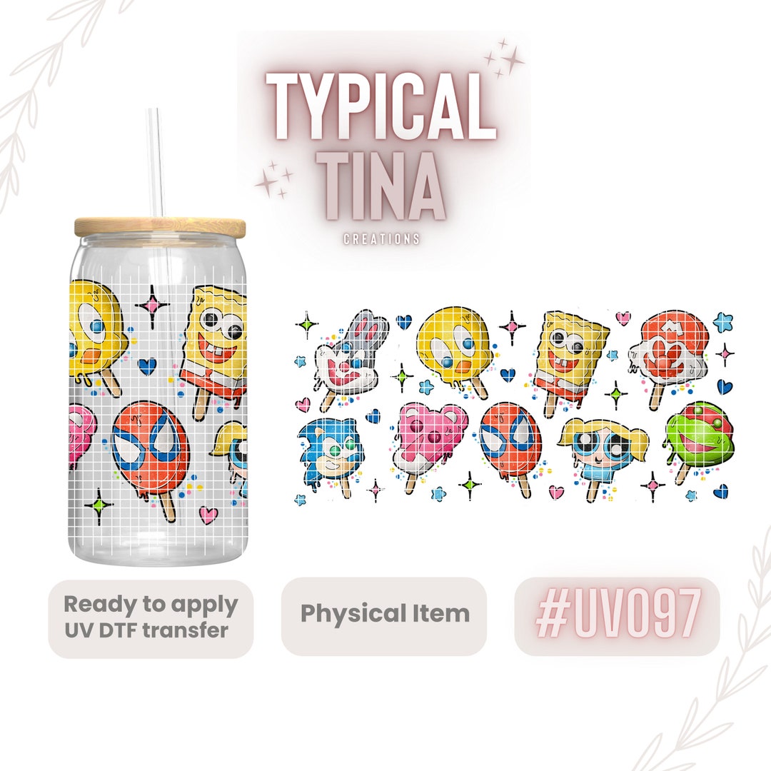 UV# 097 | UVDTF Cup Wrap | Ready to Apply | High Quality | Printed in ...