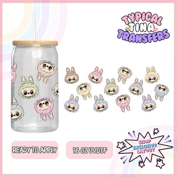 Labubu Wrap Uvdtf - Etsy