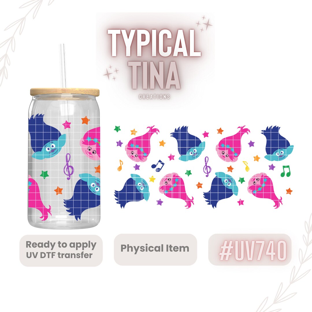 UV #740 | UVDTF Cup Wrap | Ready to Apply | High Quality | Printed in ...