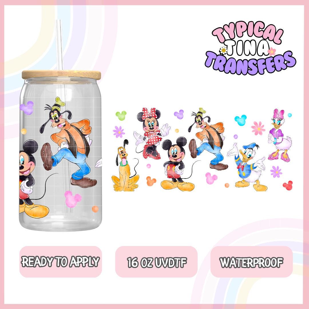 UV #4481 | UVDTF Cup Wrap | Ready to Apply | High Quality | Printed in House | Easy Application ...