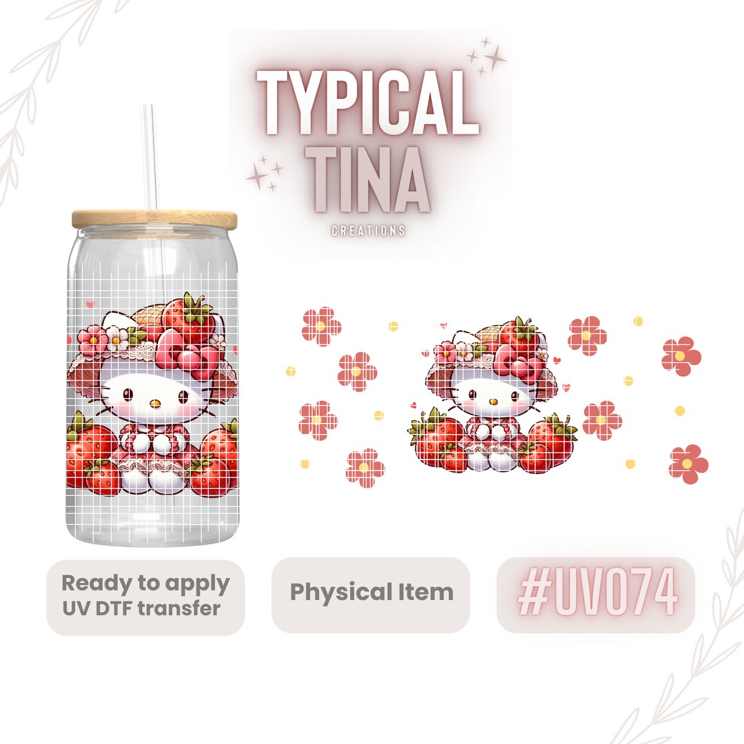 UV #074 | UVDTF Cup Wrap | Ready to Apply | High Quality | Printed in ...