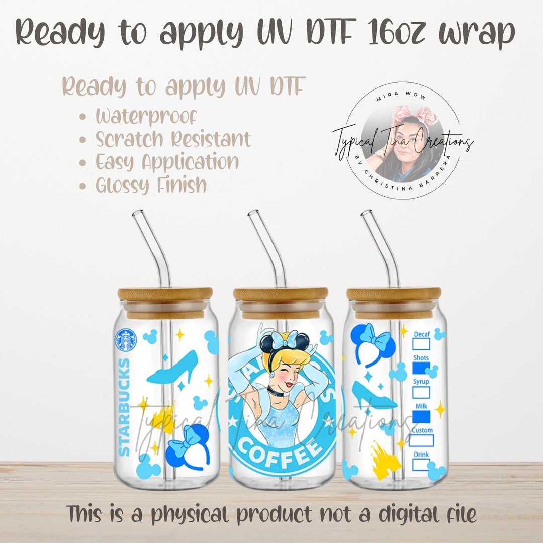 UVDTF Cup Wrap Ready to Apply High Quality Printed in House Easy ...