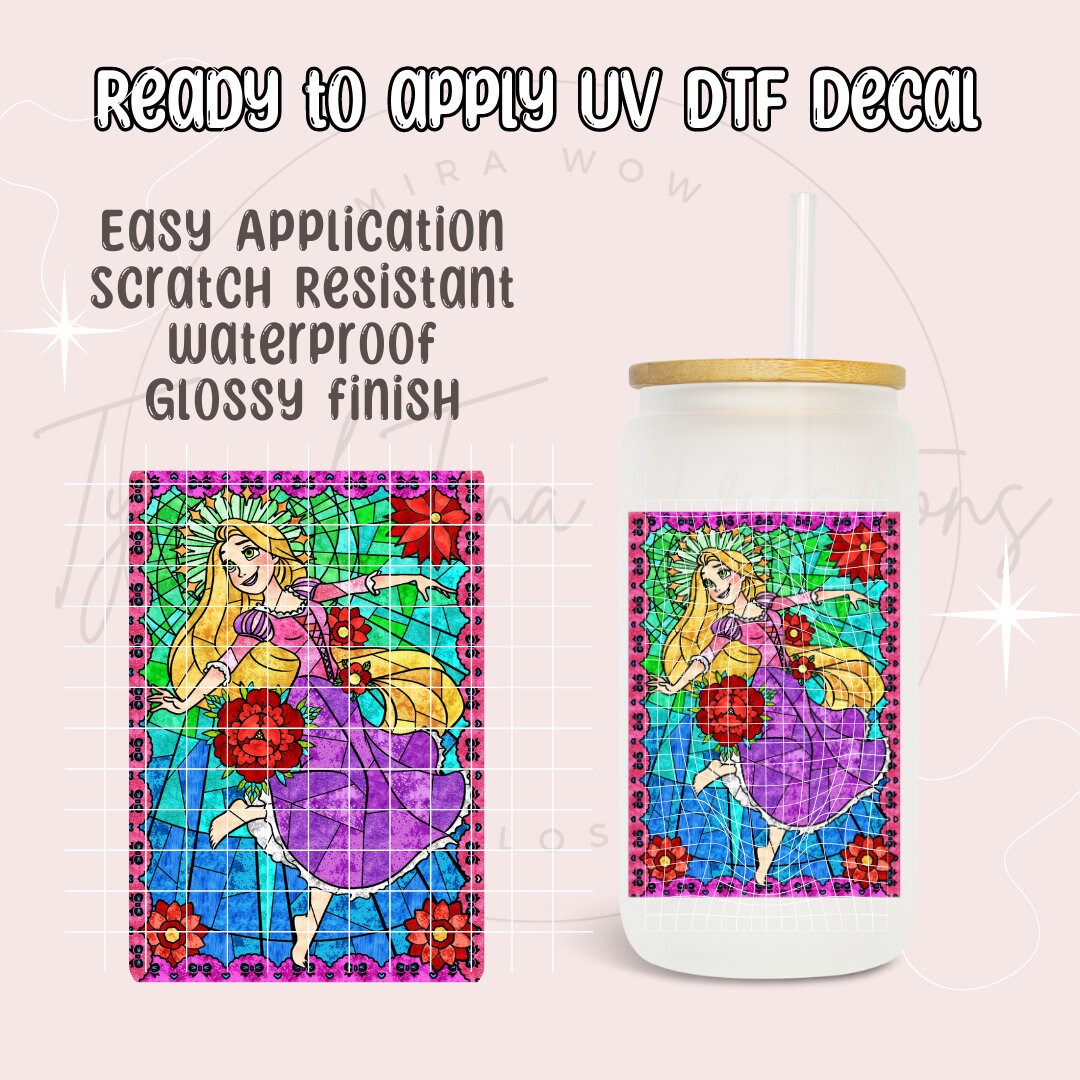 UVDTF Decals Ready to Apply Sized 3 4 High Quality Printed in House ...