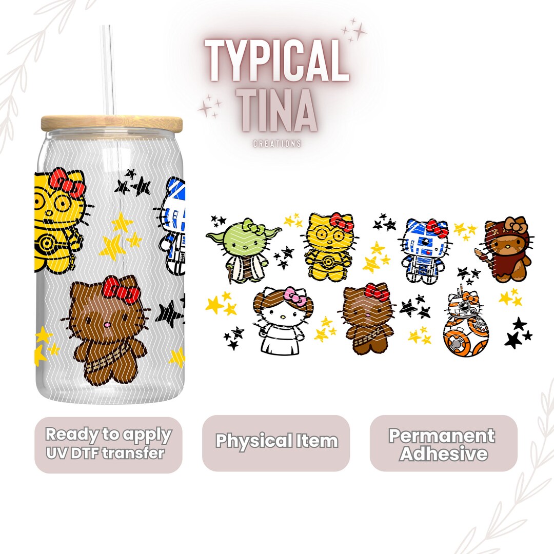 UVDTF Cup Wrap | Ready to Apply | High Quality | Printed in House ...