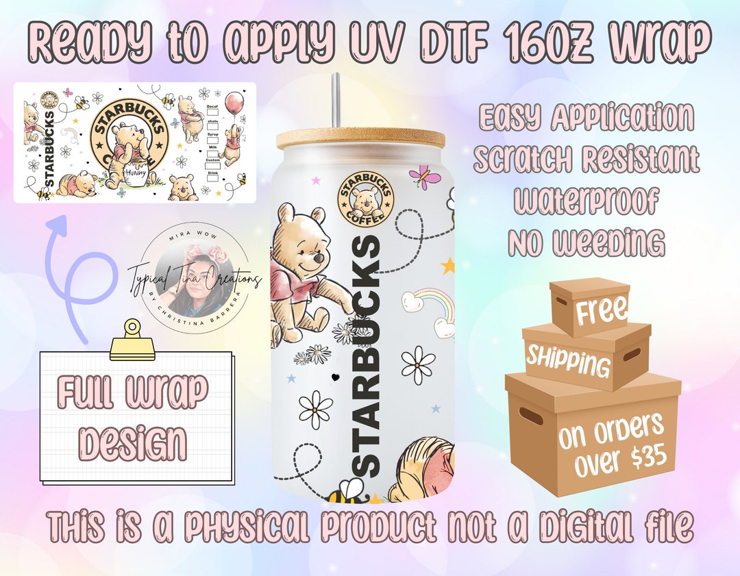 UVDTF Cup Wrap | Ready to Apply | High Quality | Printed in House ...