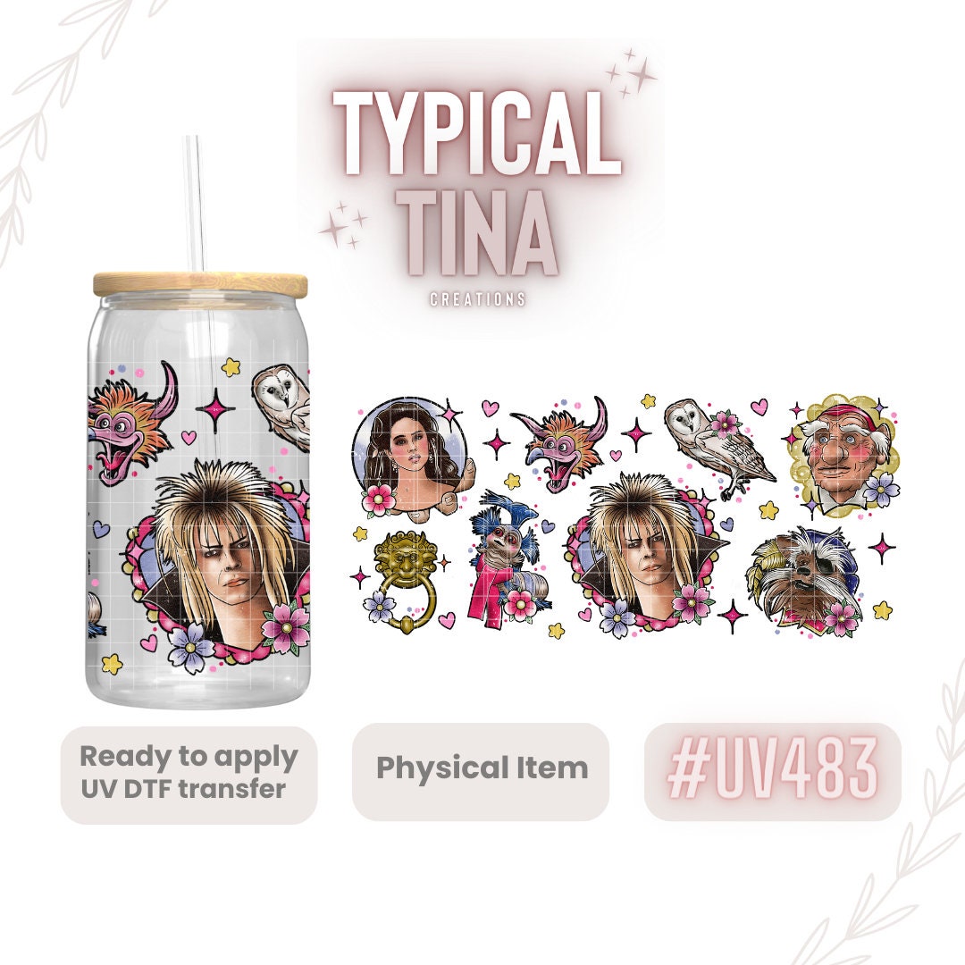 UV# 483 | UVDTF Cup Wrap | Ready to Apply | High Quality | Printed in ...