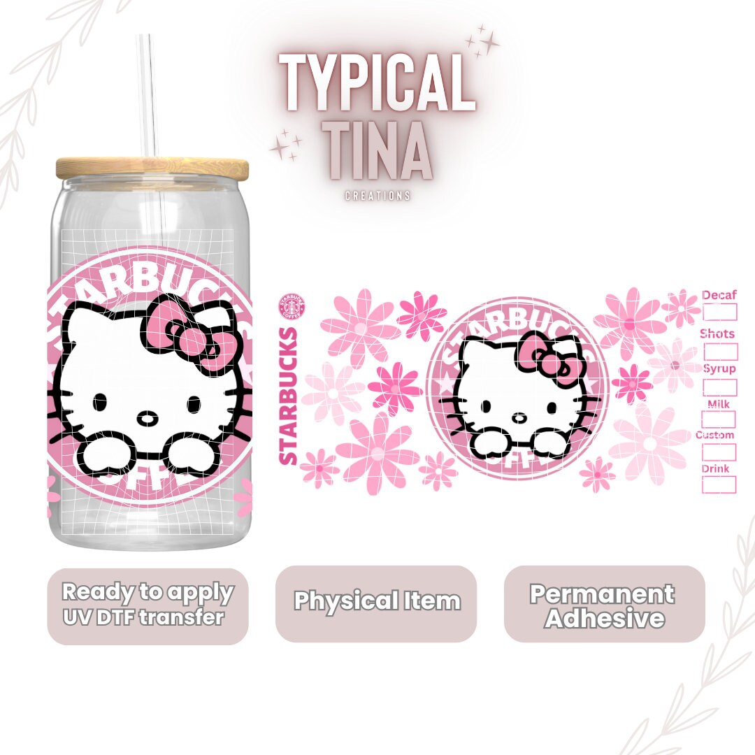 UVDTF Cup Wrap | Ready to Apply | High Quality | Printed in House ...