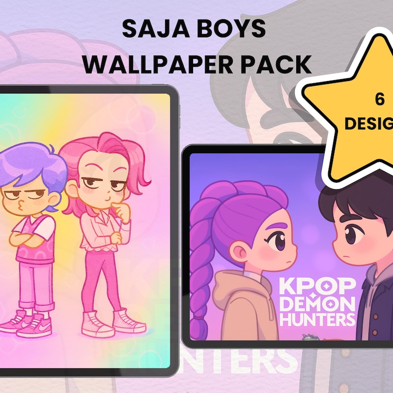 Huntrix wallpaper kpop demon hunters - Etsy.de