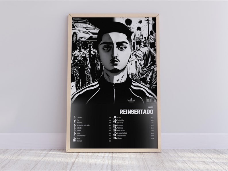 Morad Reinsertado Album Cover Poster for Home Wall Art - Etsy