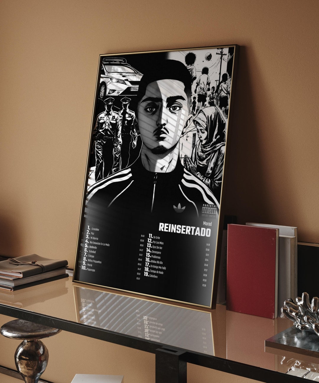 Morad Reinsertado Album Cover Poster for Home Wall Art - Etsy