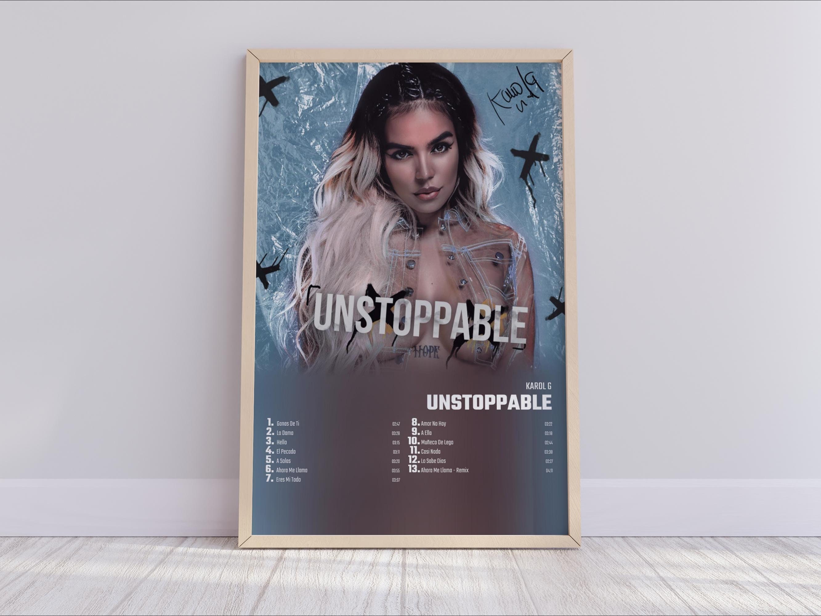KAROL G - Unstoppable Album Cover Poster sold by Alex Kulieshov | SKU ...