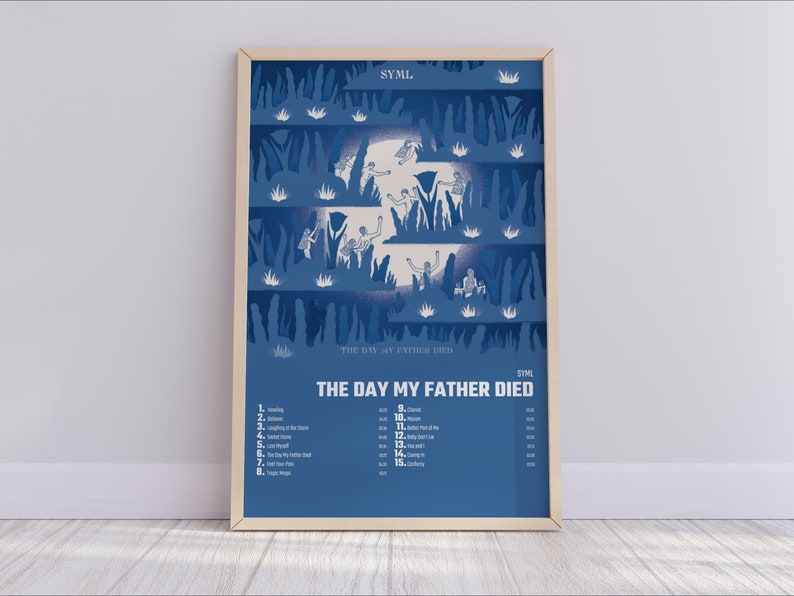 SYML the Day My Father Died Album Cover Poster for Home Wall - Etsy