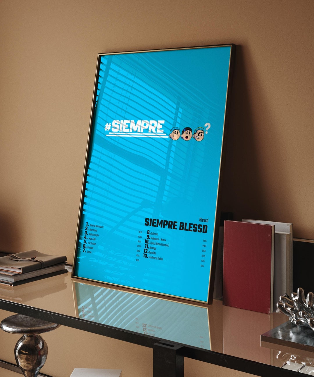 Blessd Siempre Blessd Album Cover Poster for Home Wall Art - Etsy