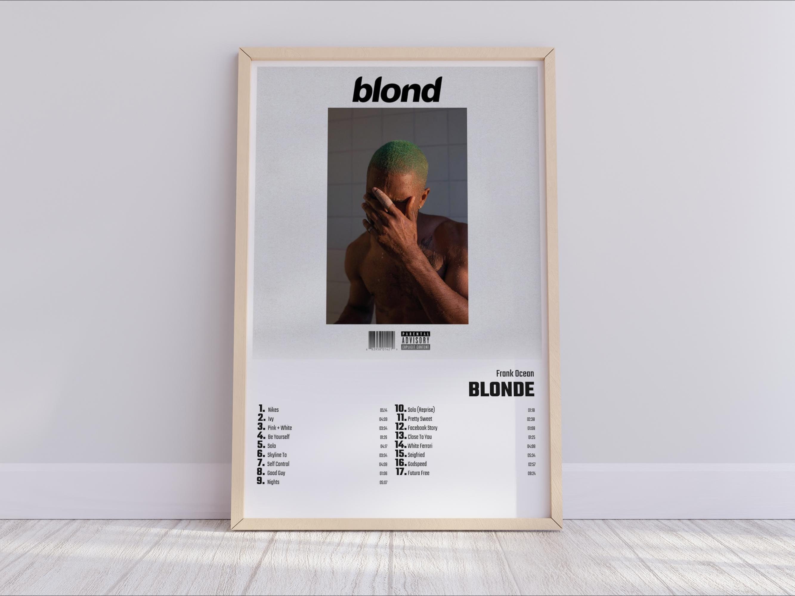 Frank Ocean Blonde Album Cover Poster Entworfen Und Verkauft Von