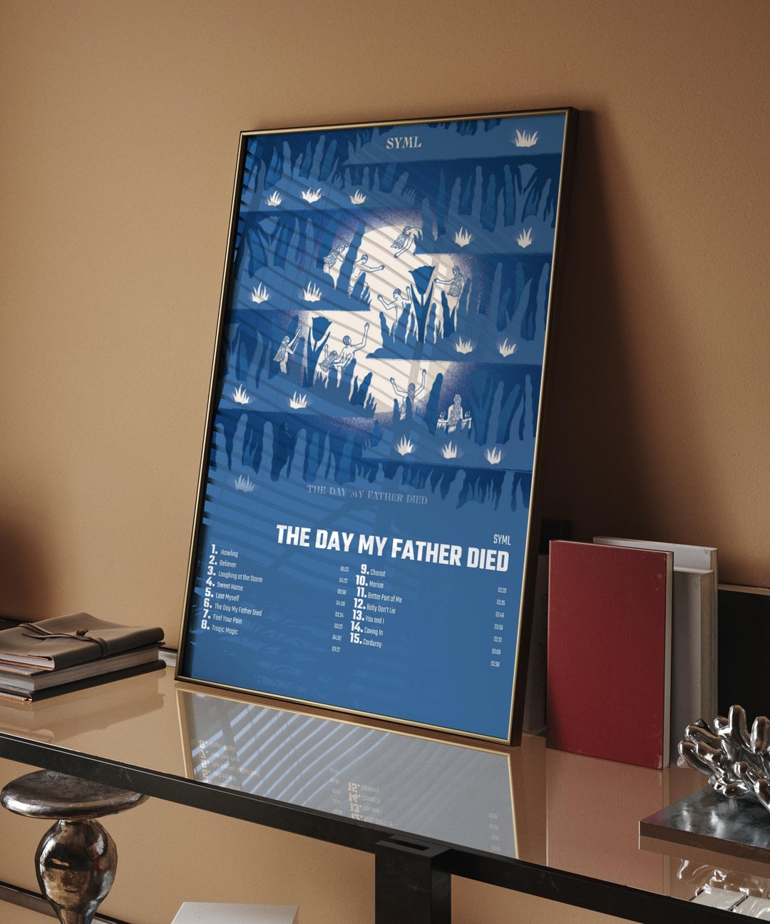 SYML the Day My Father Died Album Cover Poster for Home Wall - Etsy