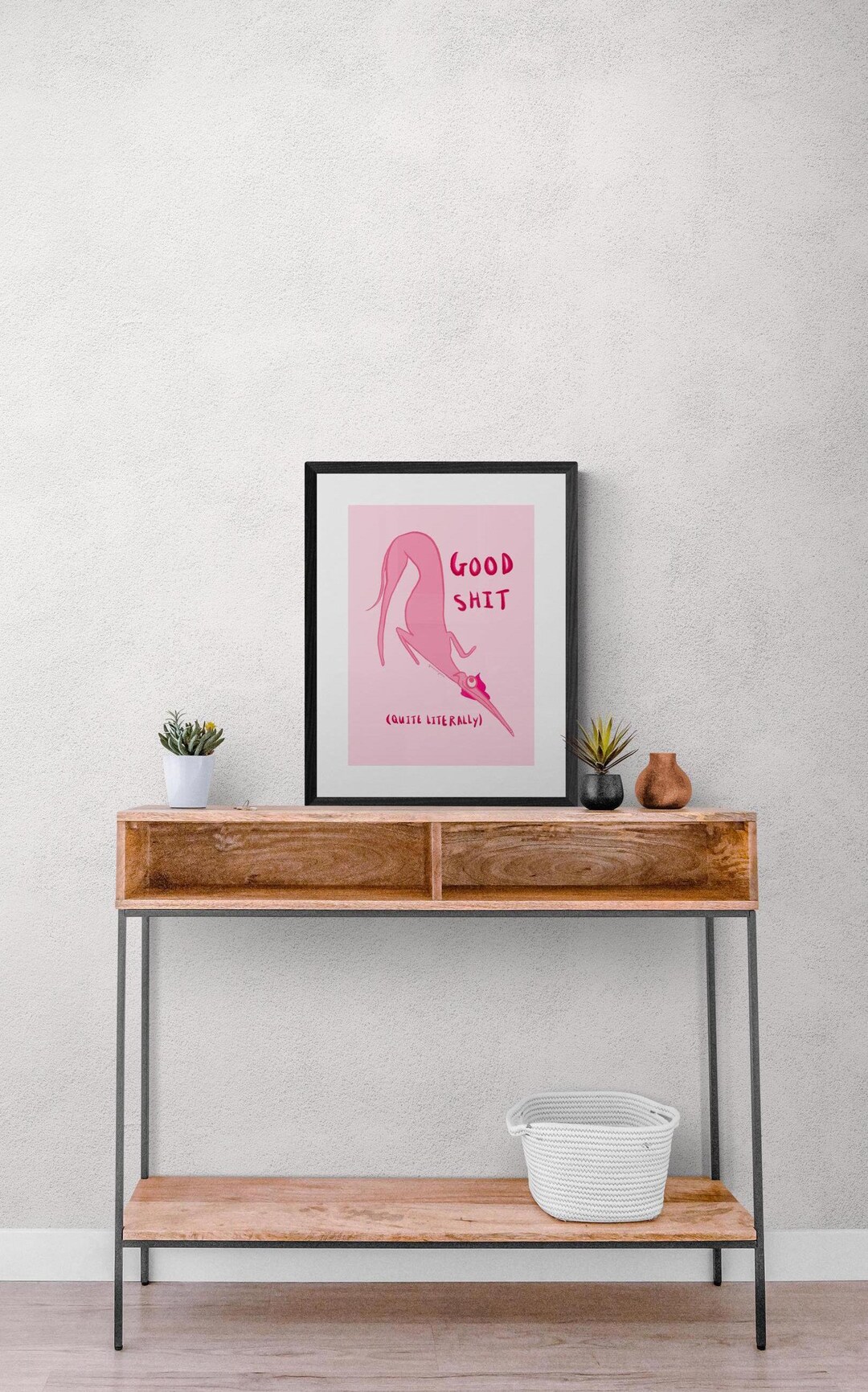 Good Sh*t, Doggo Rolling in Poop, Vibrant, Fun and Quirky Wall Art ...