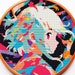 Abstract Anime Cross Stitch Pattern PDF Manga Kawaii Colorful - Etsy