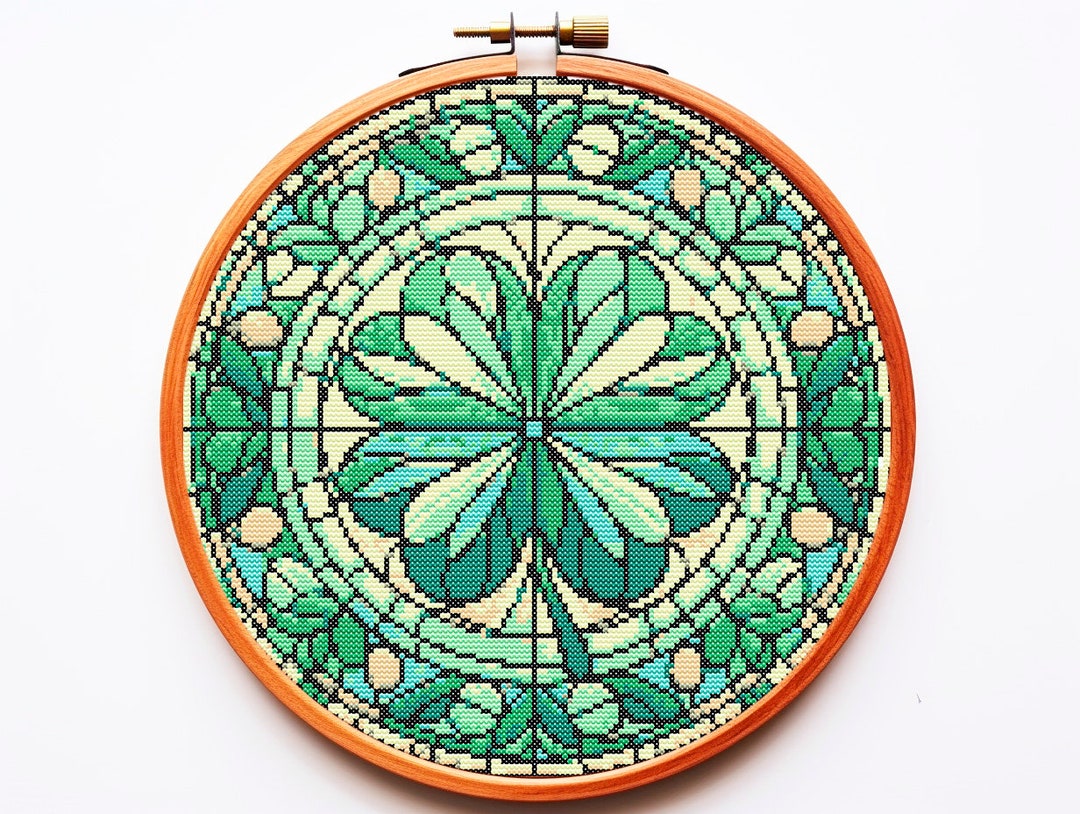 Clover Cross Stitch Pattern PDF Digital Instant Download Irish Green ...