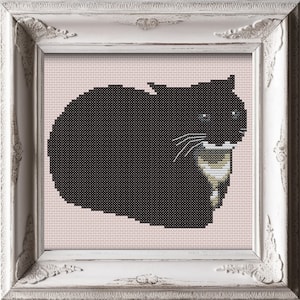 Maxwell Cat Meme Spinning Cat Maxwell the Low Poly Funny Cross Stitch ...