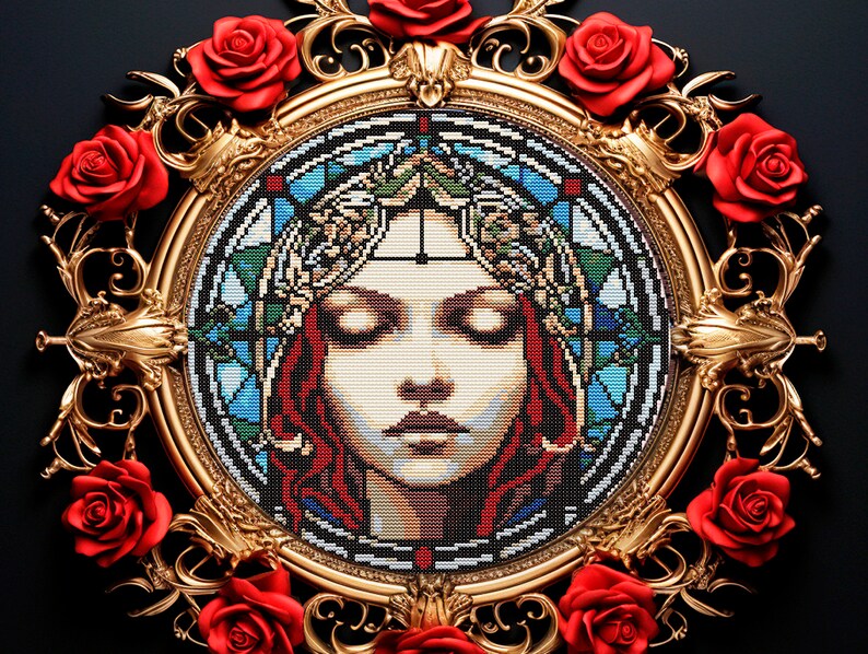 Gothic Modern Counted Cross Stitch Pattern PDF Instant - Etsy