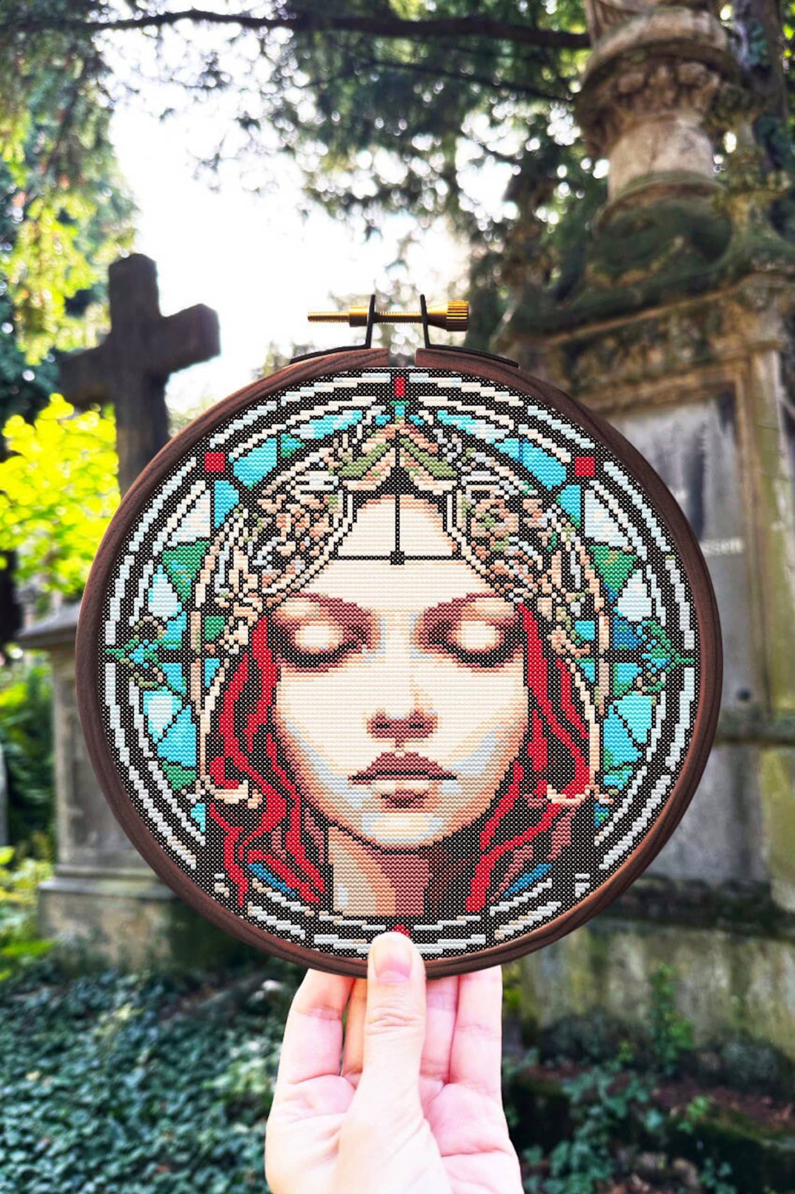 Gothic Modern Counted Cross Stitch Pattern PDF Instant - Etsy